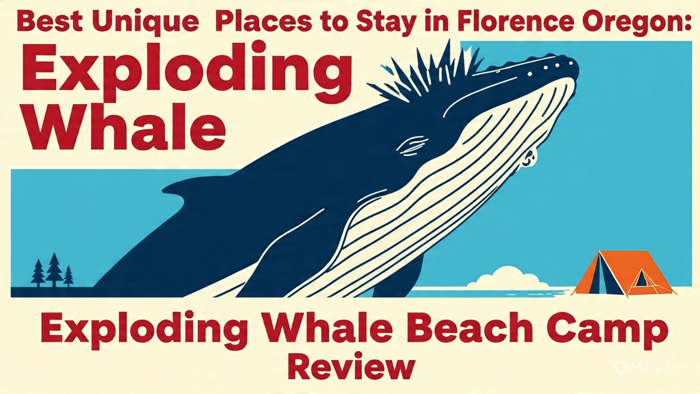 Best Unique Places to Stay in Florence Oregon: Exploding Whale Beach ...